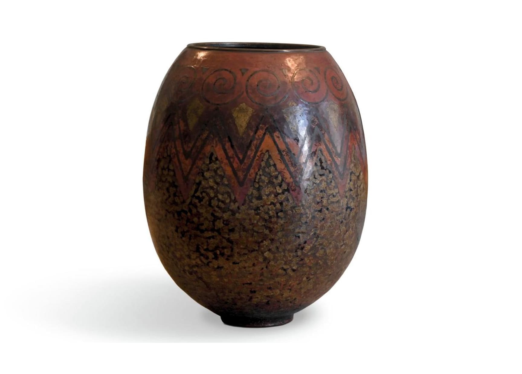 Estimation de prix et achat de votre vase dinanderie de Claudius Linossier.